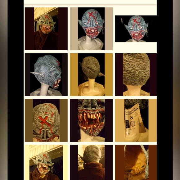 Rubie's | Accessories | Nw Vintage 20 Vampie Demon Mask Latex Prop By ...